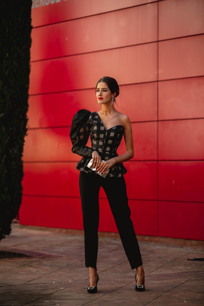 Look de invitada: conjunto dos piezas con manga abullonada | Invitada ...